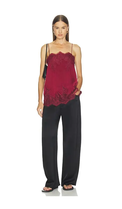 LOVERS AND FRIENDS Ashtin Top In Burgundy