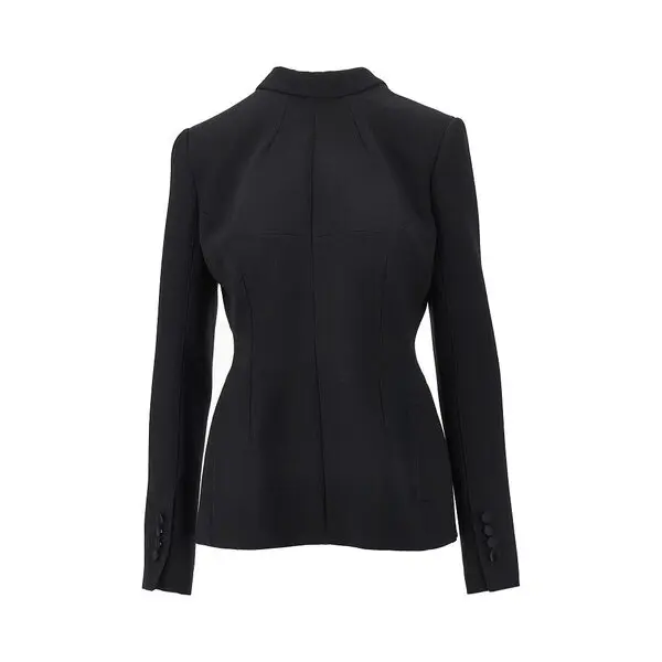 Dolce & Gabbana Wool Double Crepe Back To Front Jacket