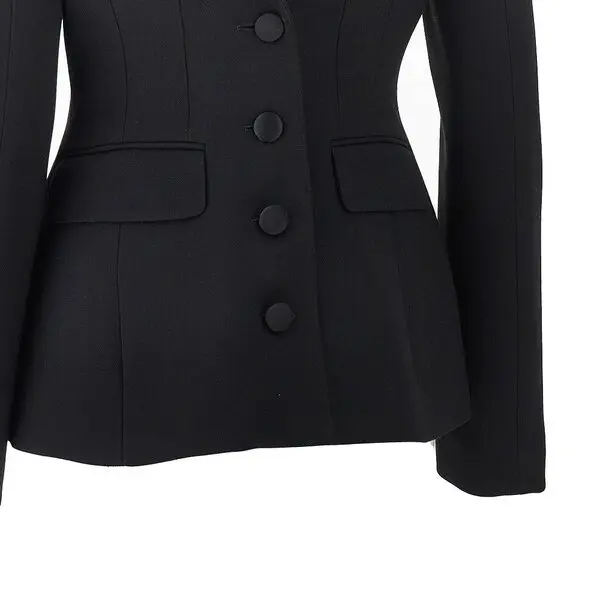 Dolce & Gabbana Wool Double Crepe Back To Front Jacket