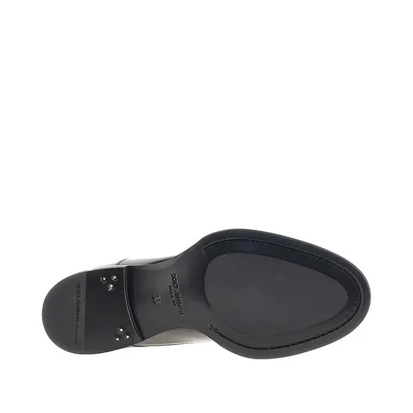 Dolce & Gabbana Spazzolato Leather Laced Shoes