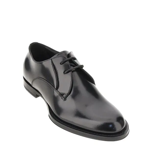 Dolce & Gabbana Spazzolato Leather Laced Shoes