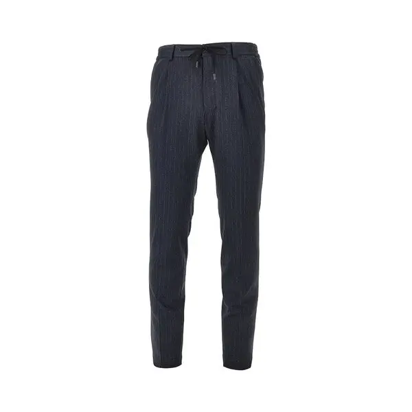 L.B.M. 1911 L. B.m. 1911 Active Uniform Pants With Darts - Blue