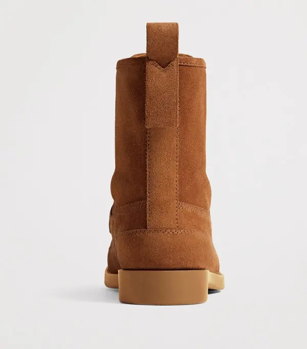 Bottega Veneta Suede Lace-up Boots