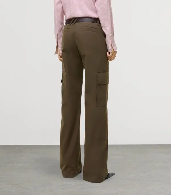 Burberry Gabardine Cargo Trousers
