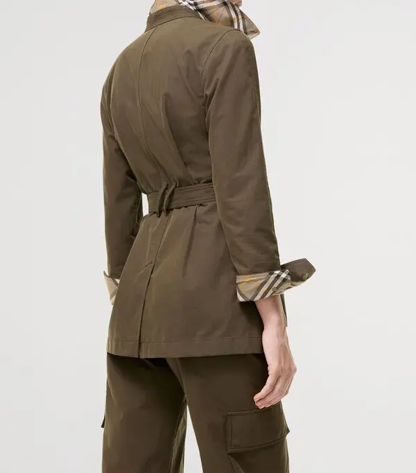 Burberry Gabardine Safari Jacket