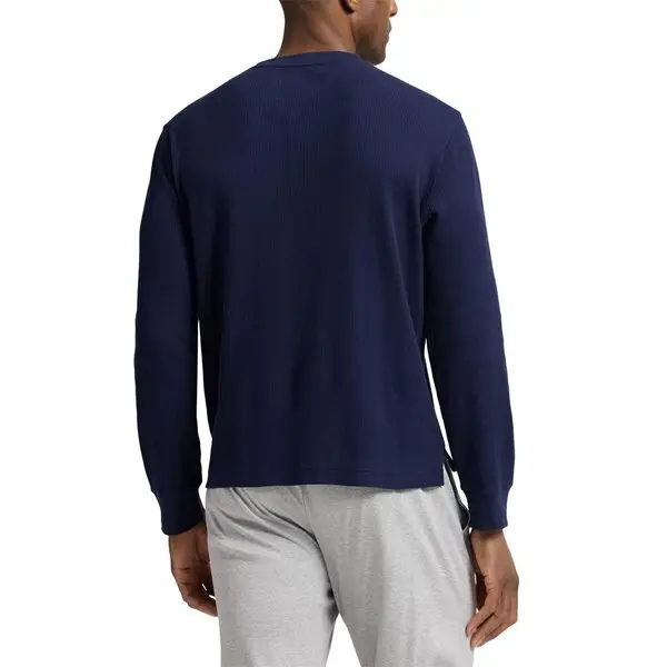 Polo Ralph Lauren Solid Color Minimalist Long Sleeve Polo Shirt