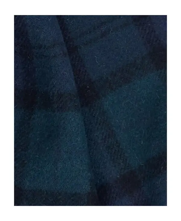 Barbour Tartan Checked Fringed Scarf