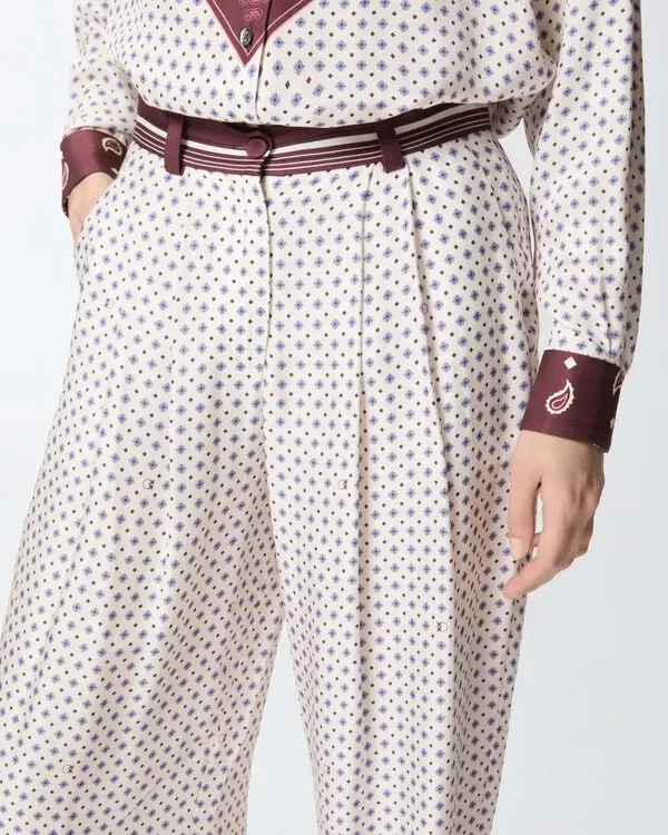 Pinko Geometric Wide-leg Pants