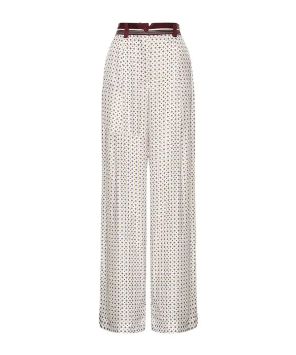 Pinko Geometric Wide-leg Pants - Multicolor