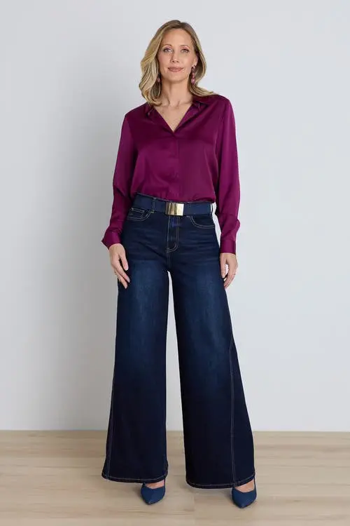 THE NOLI SHOP Merideth Wide-leg Jean