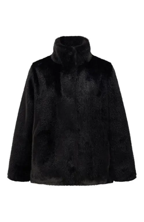 LYLA GRANT Fur-free Mink Reversible Short Jacket