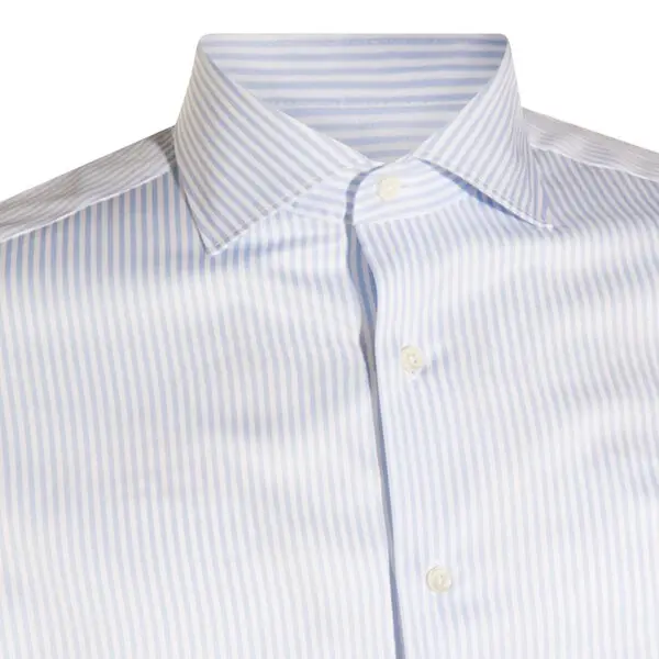 Canali Long-sleeved Striped Shirt