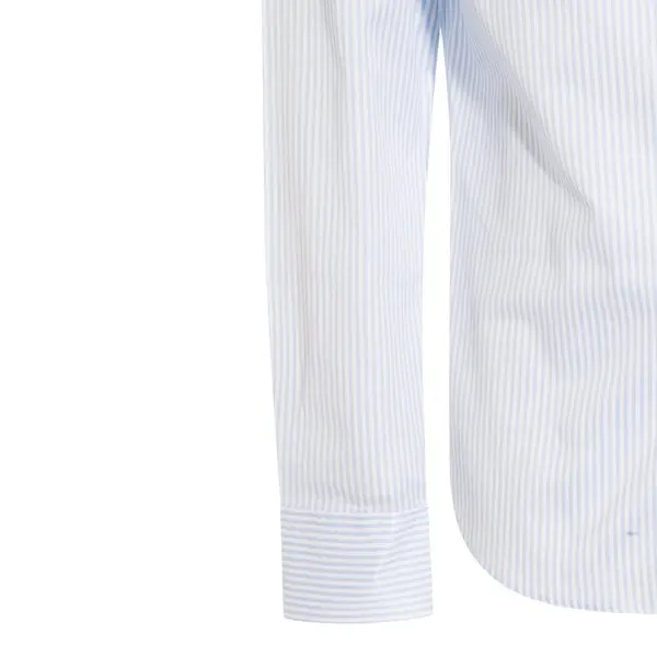 Canali Long-sleeved Striped Shirt