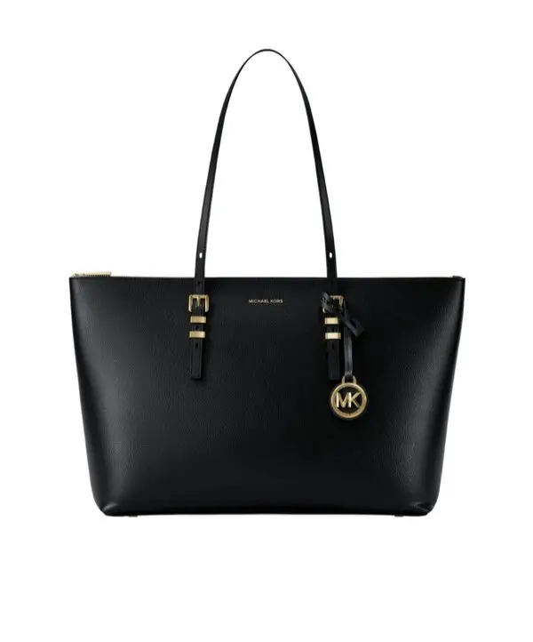 Michael Kors Quinn Large Pebbled Leather Tote Bag
