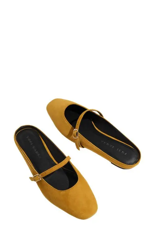 Yosi Samra Lily Flat Mule - Ochre