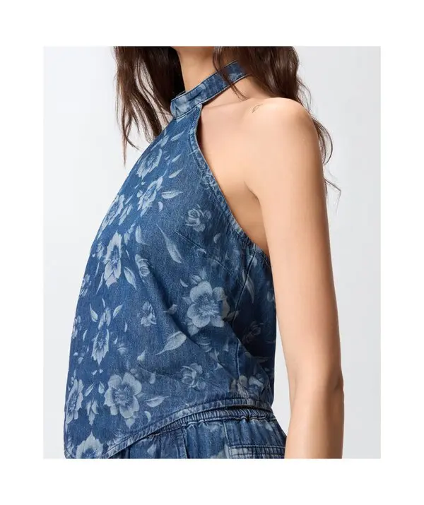 Pinko Floral Denim Top