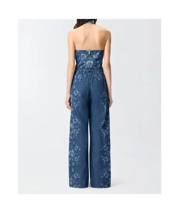 Pinko Floral Denim Top