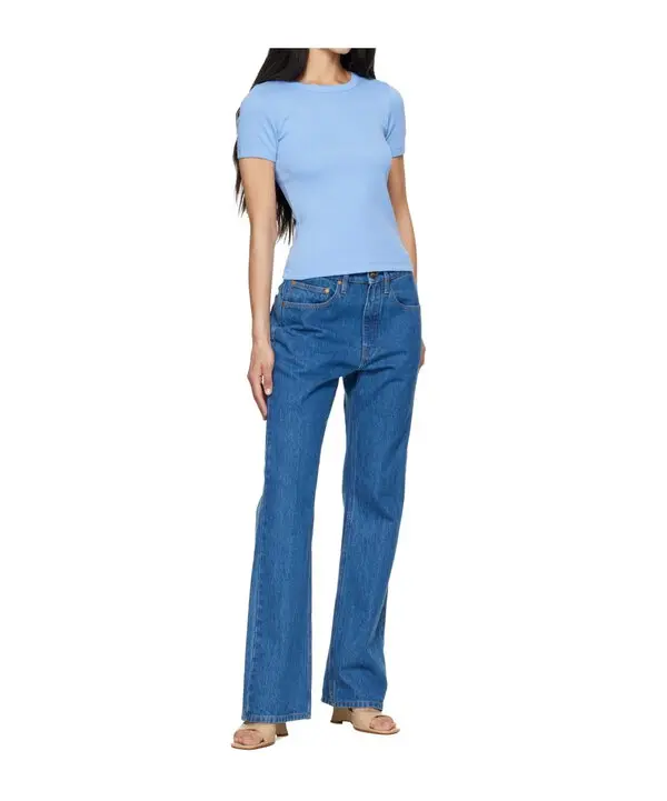 FLORE FLORE Car T-shirt - Light Blue