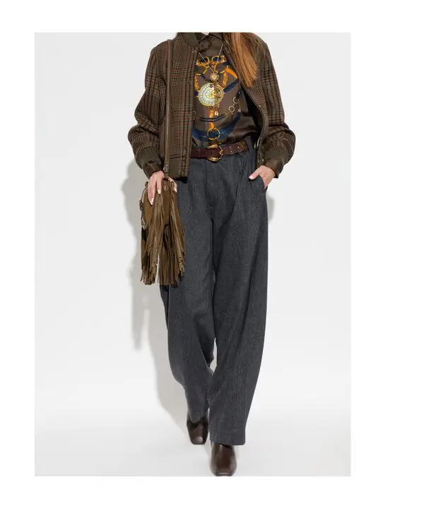 Etro Long Sleeved Belt Printed Shirt