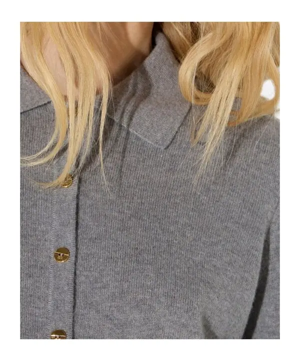 Elisabetta Franchi Cardigan In Knit Fabric