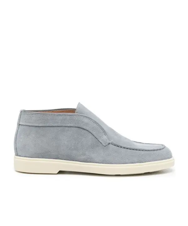 Santoni Round-toe Slip-on Loafers