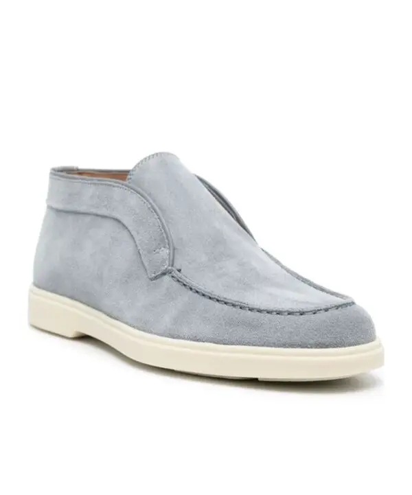 Santoni Round-toe Slip-on Loafers