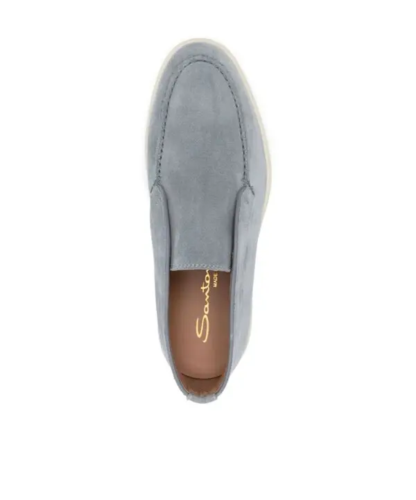 Santoni Round-toe Slip-on Loafers