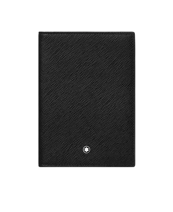 Montblanc Logo Passport Folder - Black