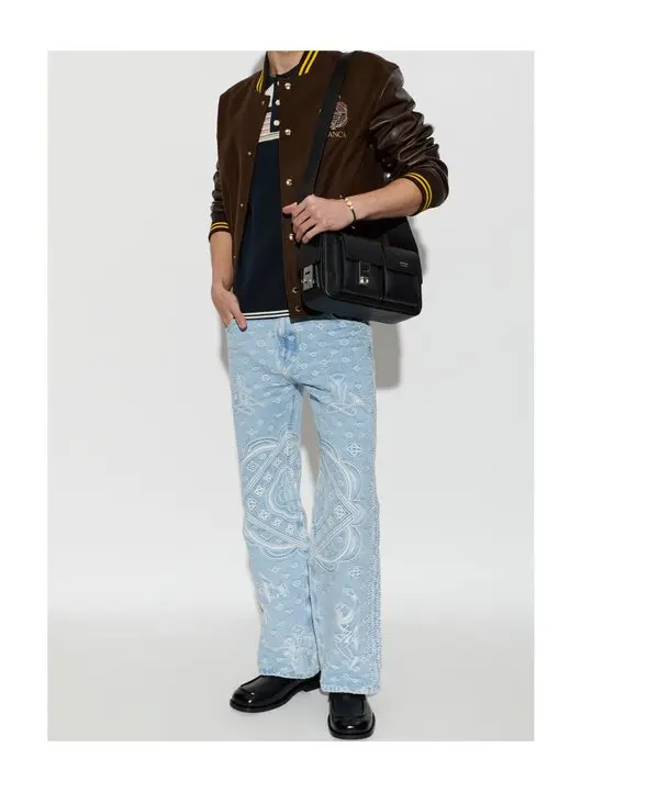 Casablanca Embroidered Varsity Jacket