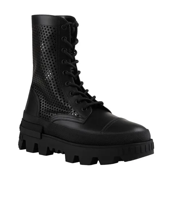 Moncler Carinne Perforated Ankle Boots