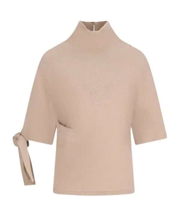 Jacquemus The Fiocco Knit Stand-collar Top - No