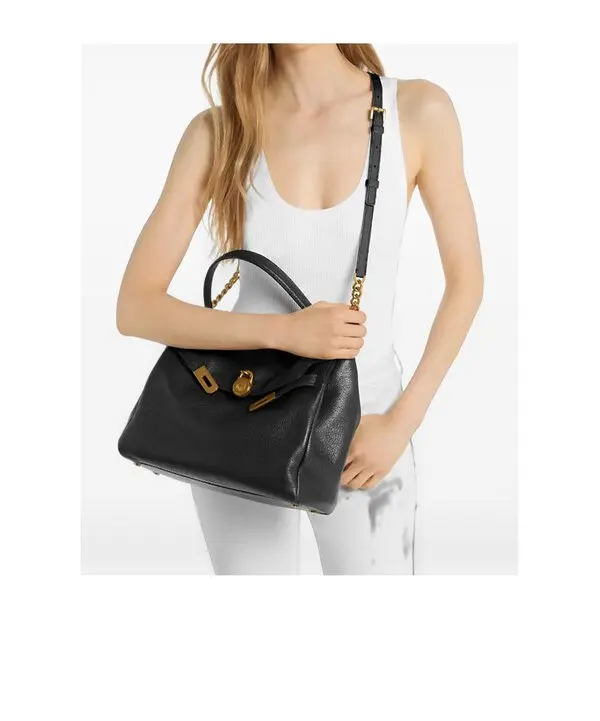 Michael Kors Large Textured Slouchy Satchel Bag