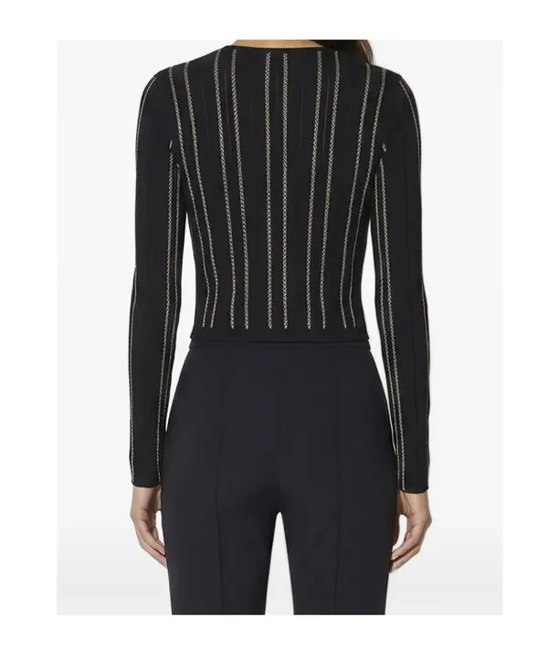 Elisabetta Franchi Cardigan In Knit Fabric