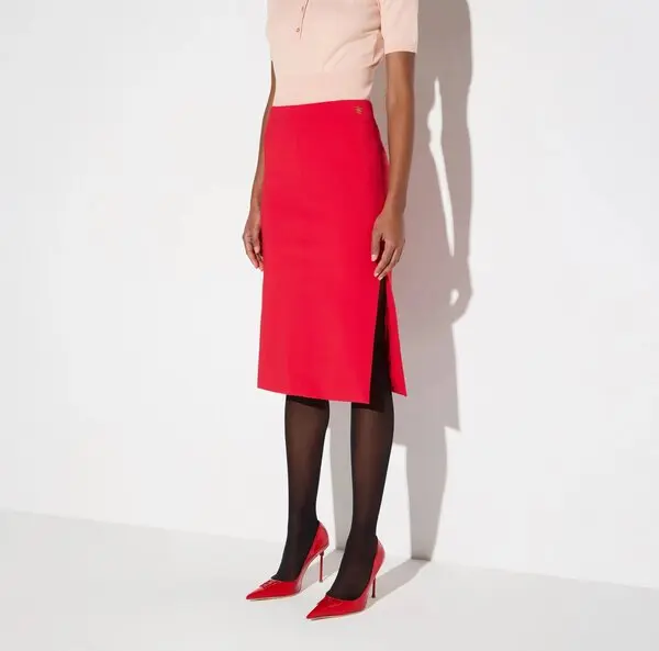Elisabetta Franchi Slit-detail Skirt