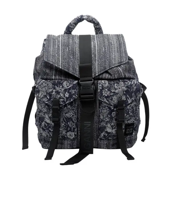 GANNI Patterned Backpack
