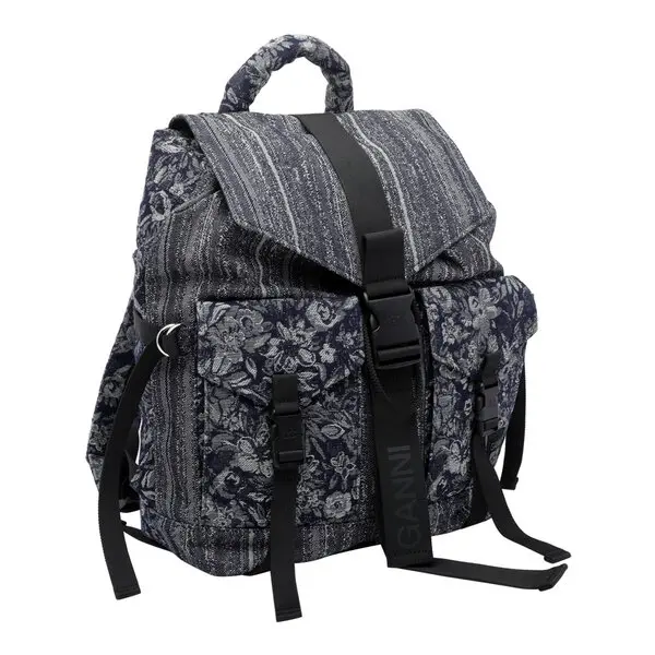 GANNI Patterned Backpack