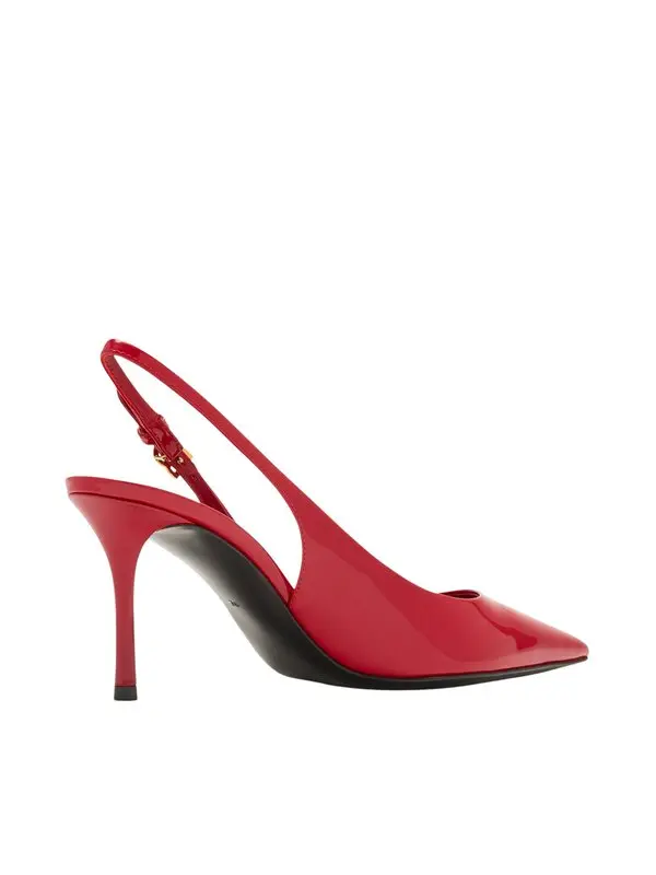 Dolce & Gabbana Dolce Gabbana Slingback Heeled Pumps - Red