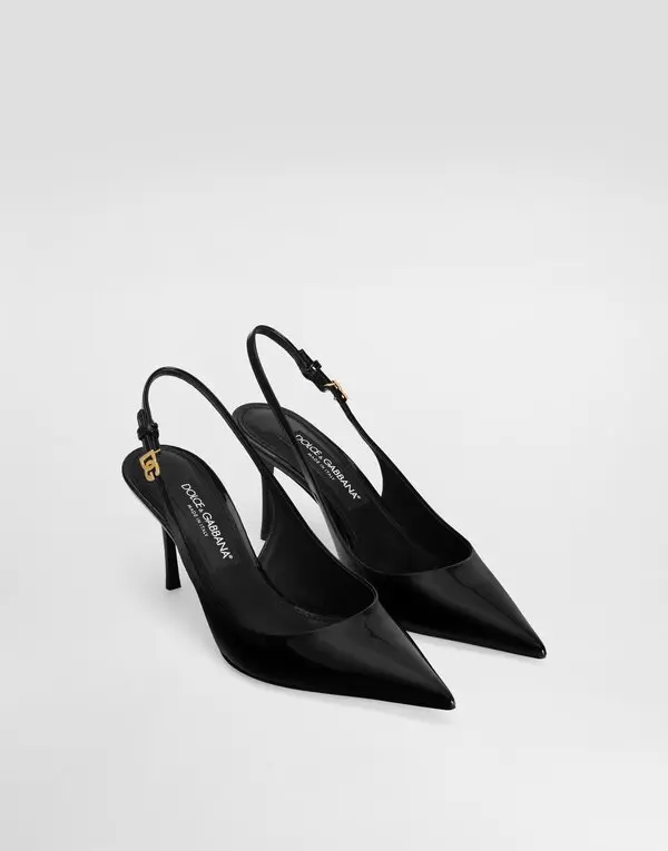 Dolce & Gabbana Dolce Gabbana Vernice Slingback Pumps