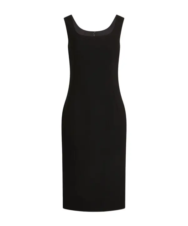 Dolce & Gabbana Dolce Gabbana Sleeveless Midi Dress - Black