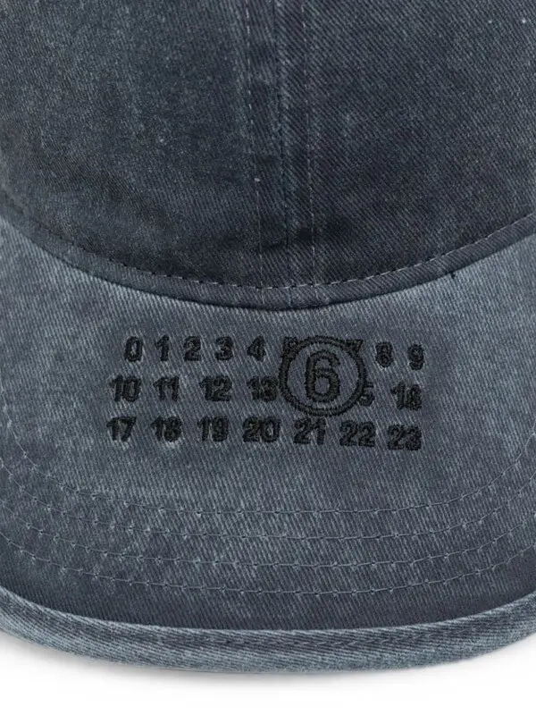 MAISON MARGIELA Numeric Logo-embroidered Baseball Cap