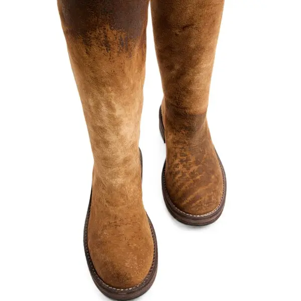 ANN DEMEULEMEESTER Round-toe Tall Boots