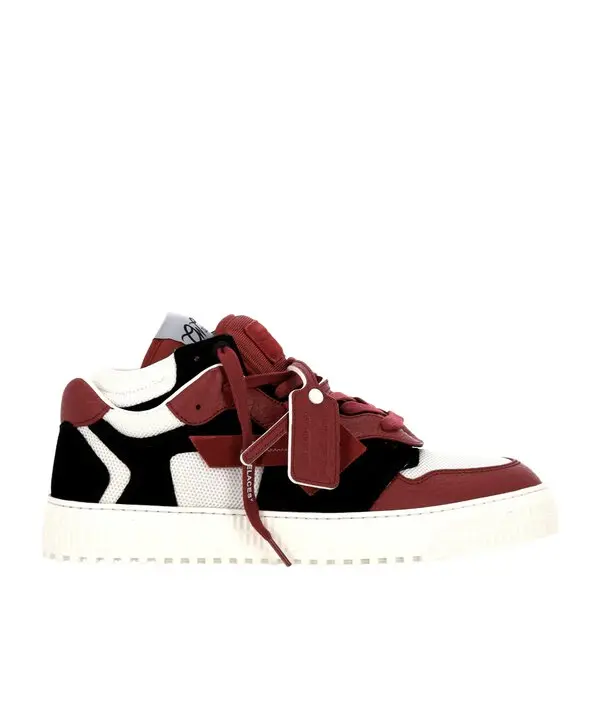 Off-White Suede-panelled Sneakers - No