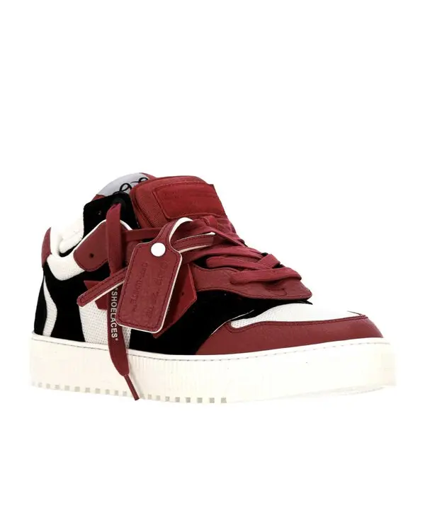 Off-White Suede-panelled Sneakers - No