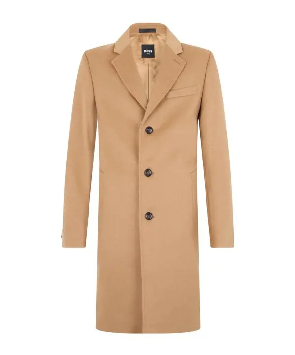 Hugo Boss Single-breasted Long Coat