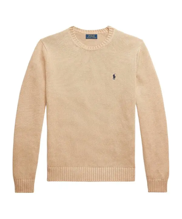 Polo Ralph Lauren Solid Crew Neck Knit Sweater - No