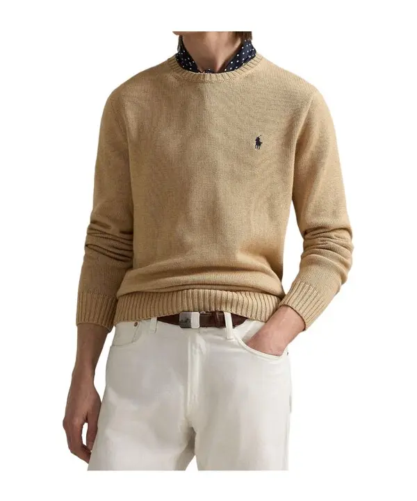 Polo Ralph Lauren Solid Crew Neck Knit Sweater - No