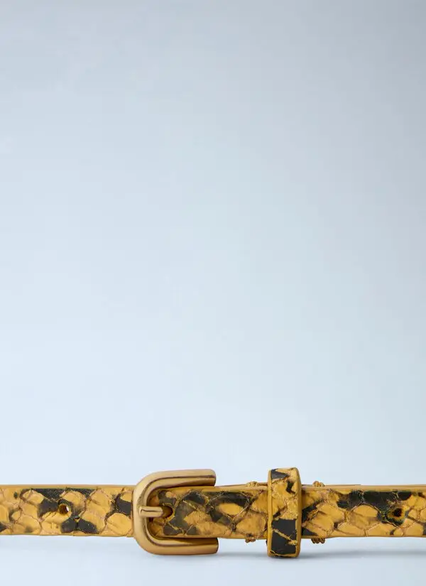 Dries Van Noten Slim Leather Belt
