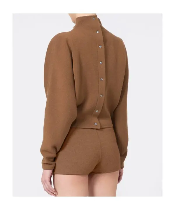 Max Mara Wool And Cashmere Cropped Jumper