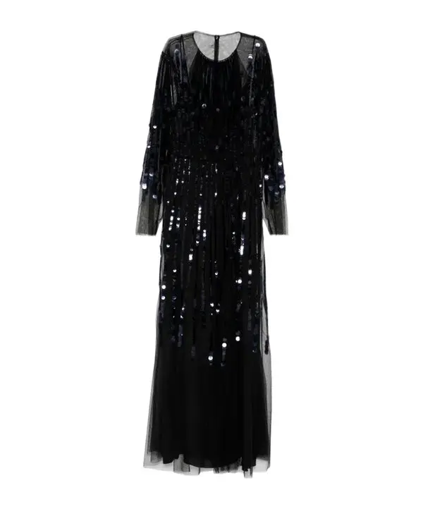 Alberta Ferretti Long-sleeved Dress