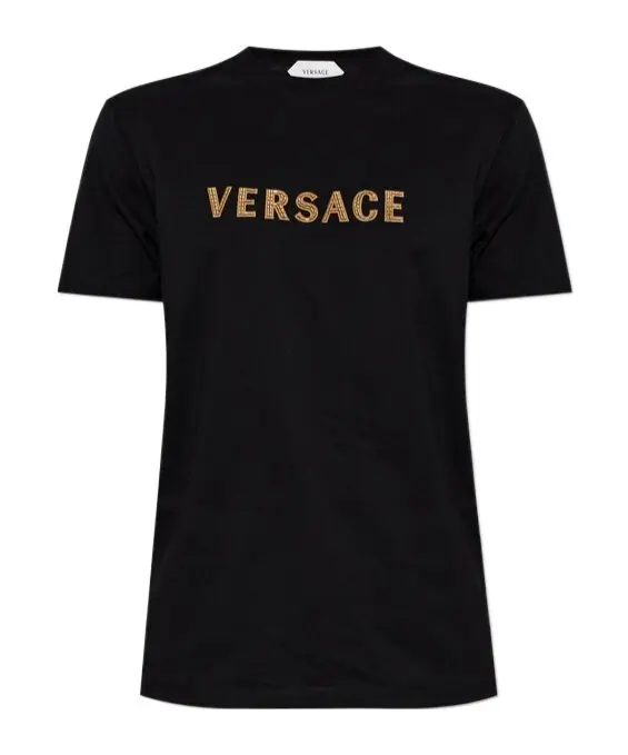 Versace Logo-detailed Crewneck T-shirt